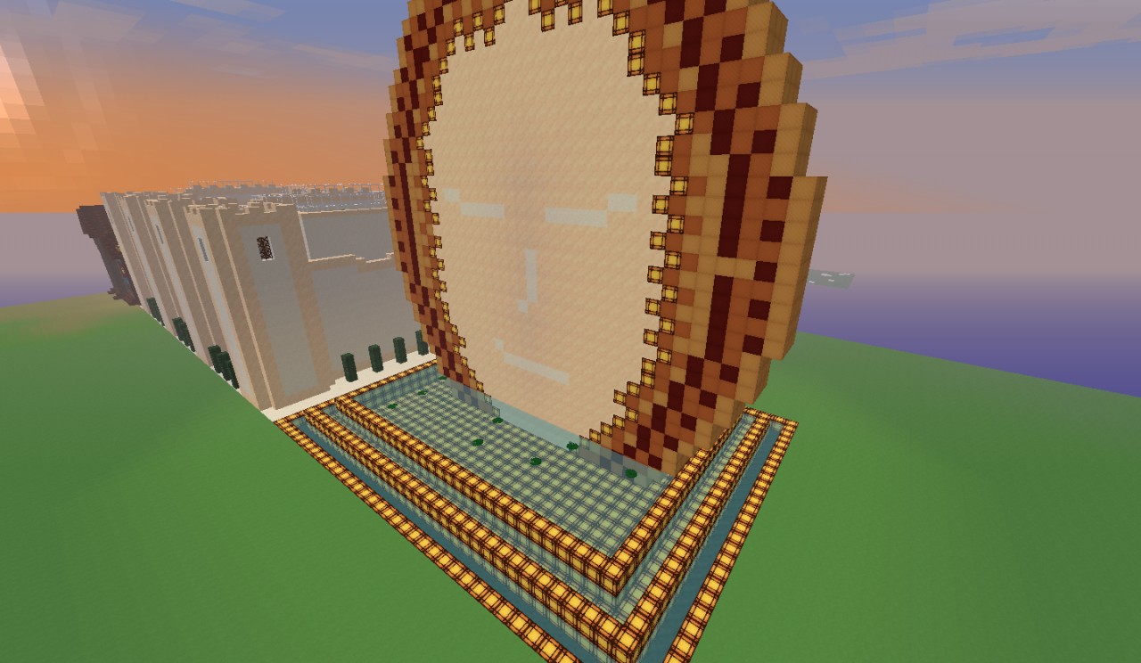 Made a personified Sun Minecraft Map