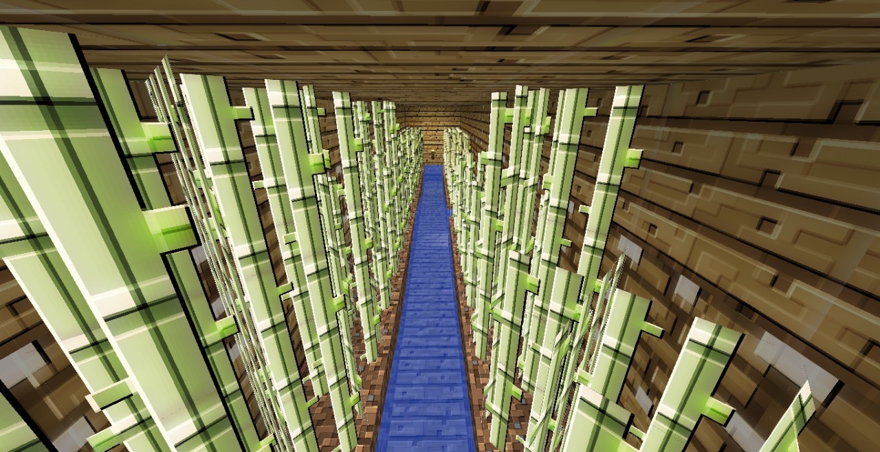 Automatic Reed Farm (1920 per harvest) Minecraft Map