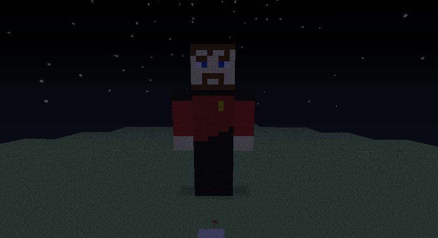 Lewis from the yogscast statue Minecraft Map