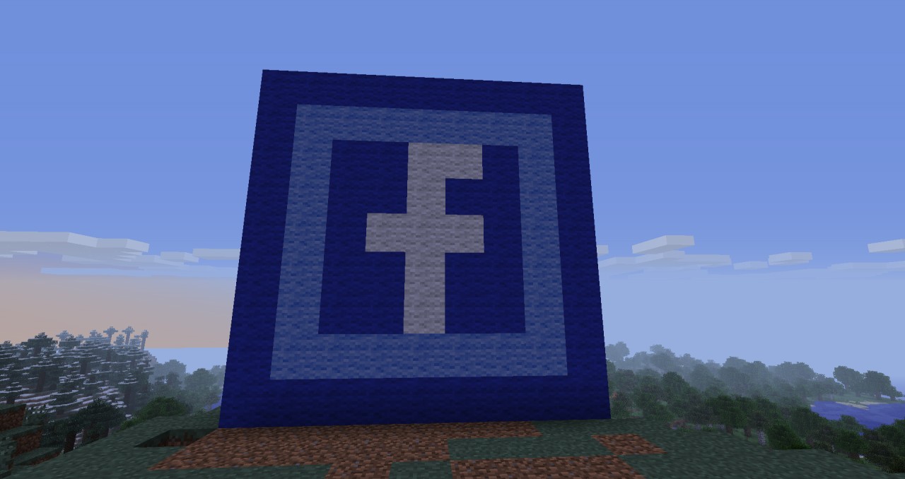 The Facebook emblem Made By Zaplin99 Minecraft Map