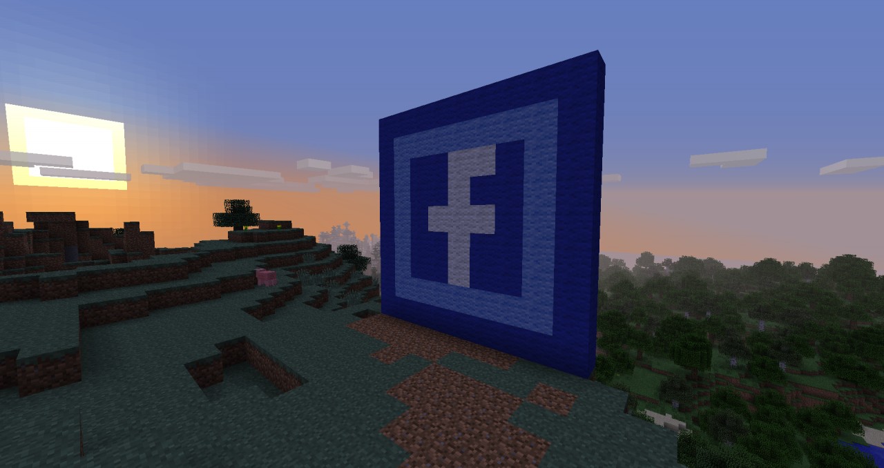The Facebook emblem Made By Zaplin99 Minecraft Map