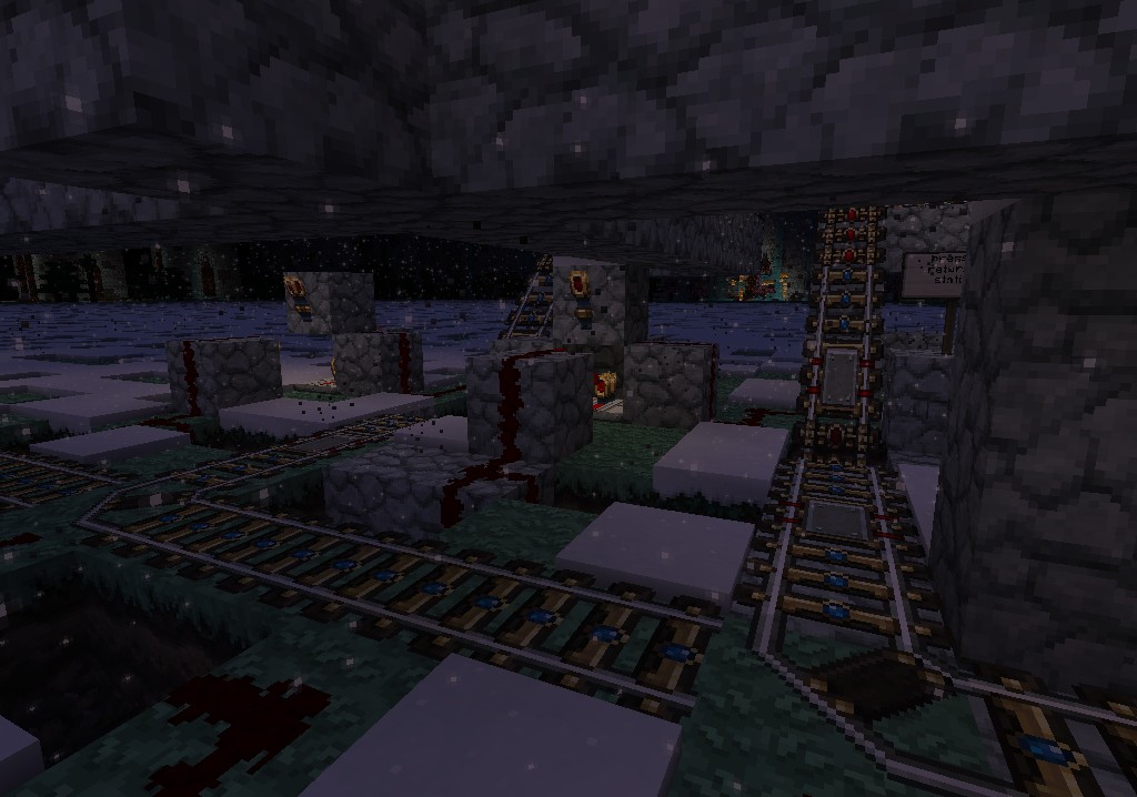 Great mine cart system [model] Minecraft Map