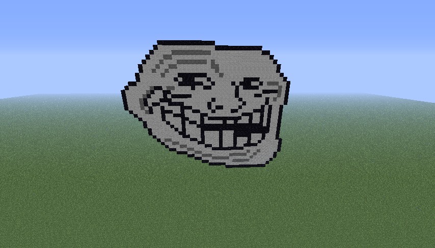 Trollface By: MYSELF Minecraft Map