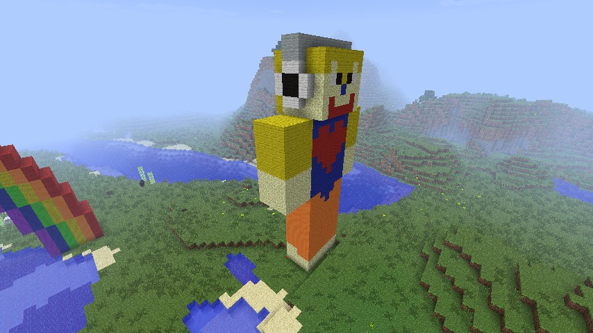 Awesome 3D art Minecraft Map