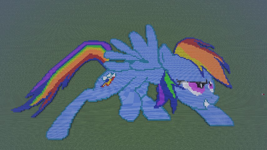 Rainbow Dash Minecraft Map