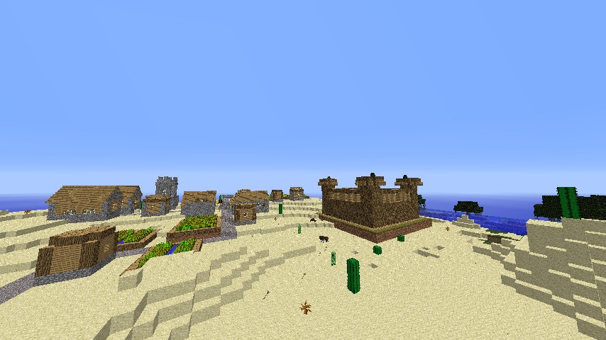 Adventure in the fallen land Minecraft Map