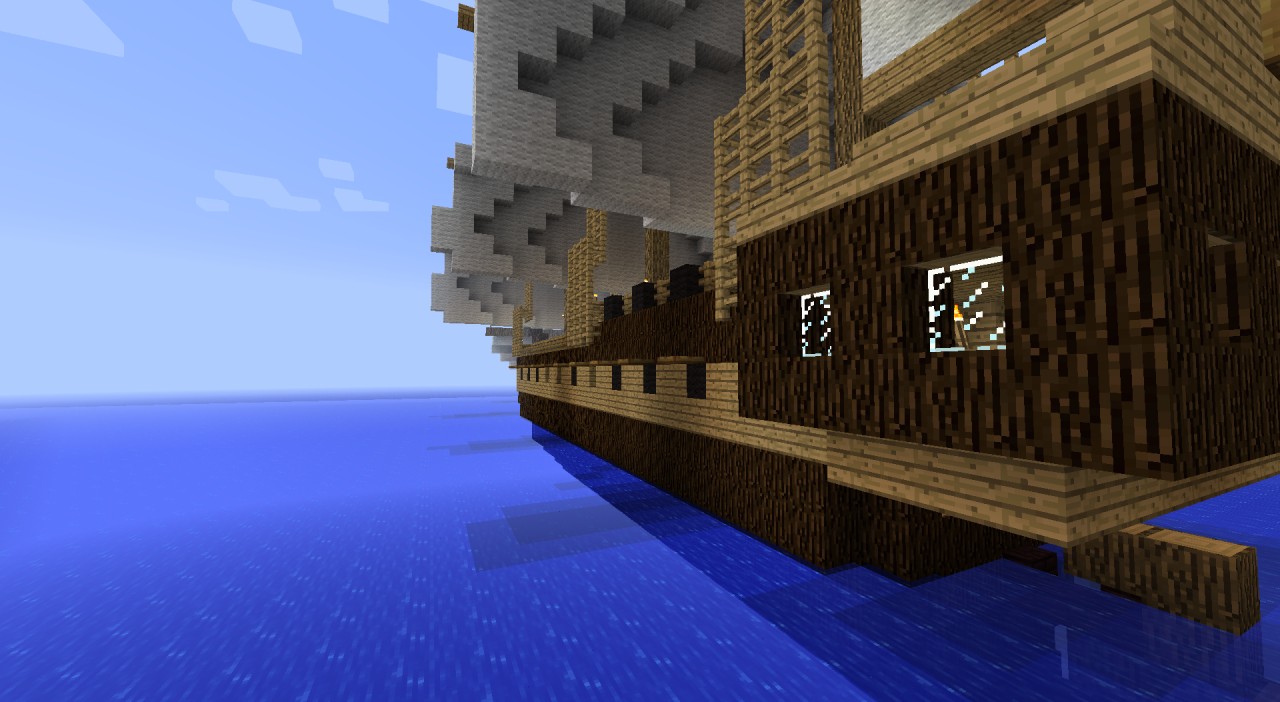 ship of the line Minecraft Map