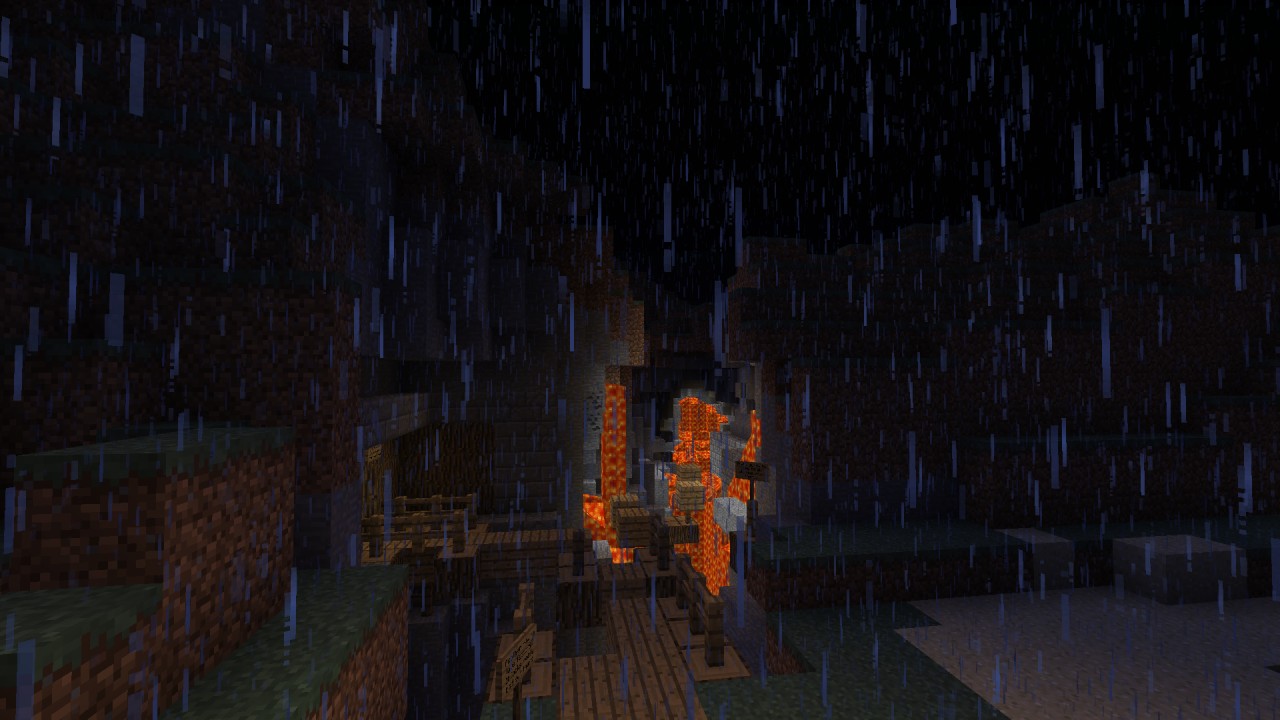 Ravine Escape - Visiting the Nether Minecraft Map