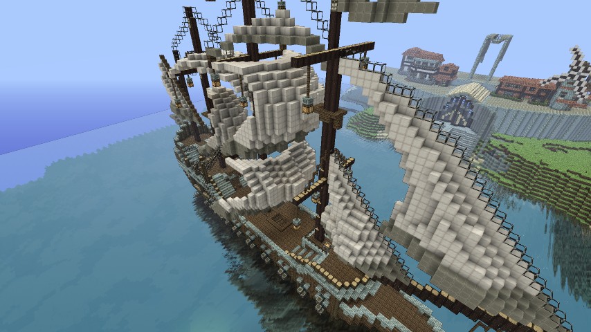 The Flachet Medieval Galleon *With Download* Minecraft Map
