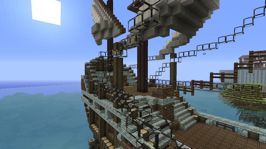 The Flachet Medieval Galleon *With Download* Minecraft Map