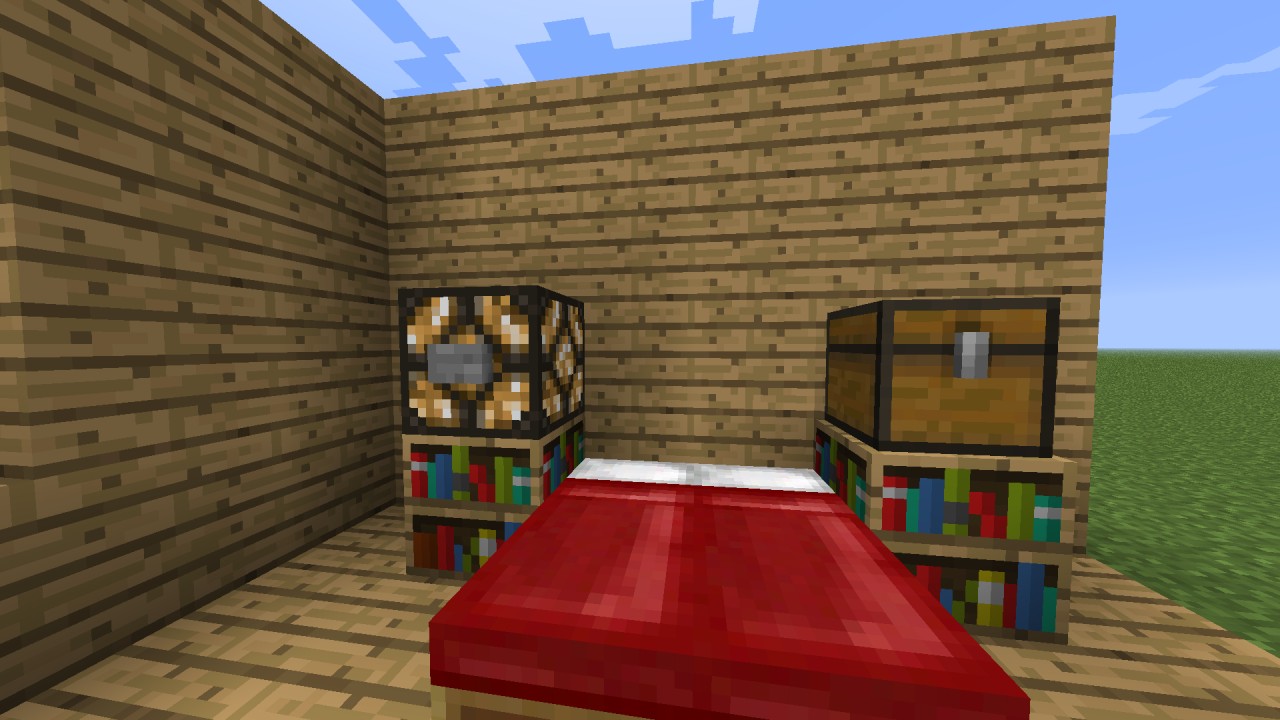 Stupid Simple Toggleable Bed Lamp Minecraft Map