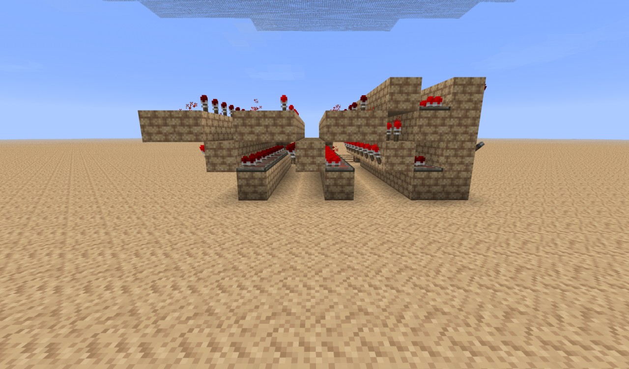 Simple Compact Binary Code System Minecraft Map