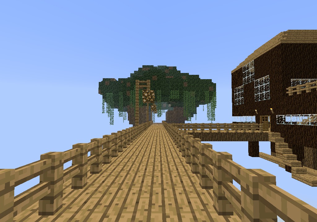 Jungle Tree Village Minecraft Map