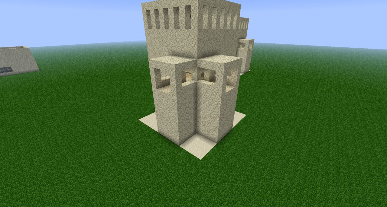 Harbinger Tower wall corner Minecraft Map