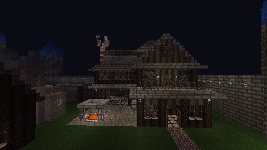Three Story House Minecraft Map