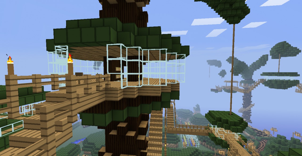 The Jungle Tree Minecraft Map