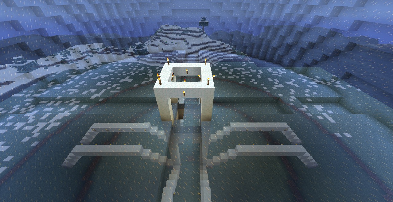 The Ice/Snow Temple ( Download Link ) Minecraft Map