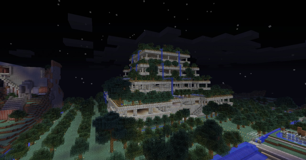 10 Star Farming Buildings Minecraft Map