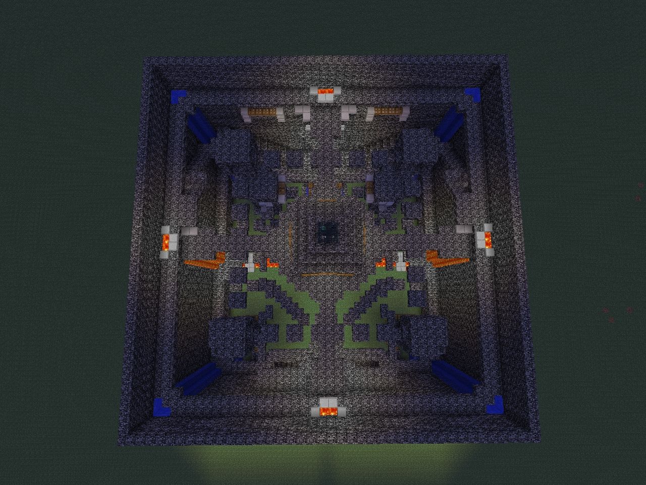 Red VS Blue Battle Map Minecraft Map