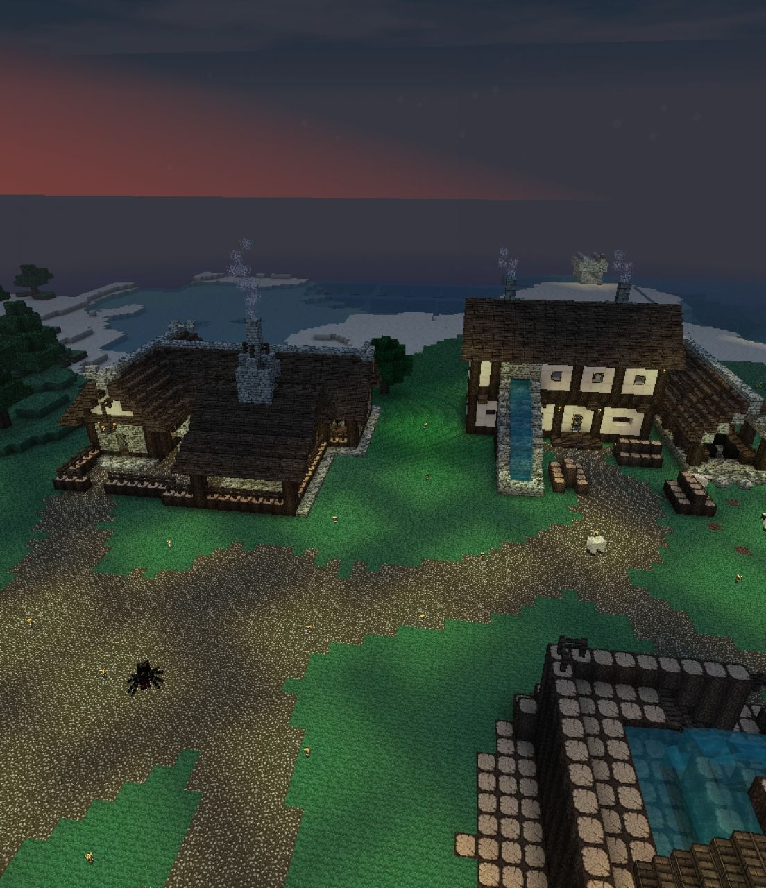 KingsCraft, slowly coming together. Minecraft Map