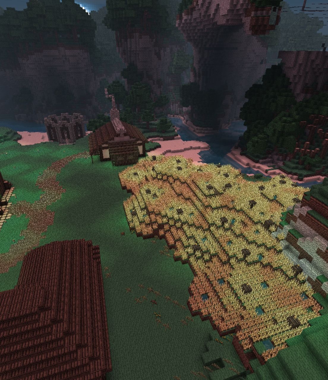 KingsCraft, slowly coming together. Minecraft Map