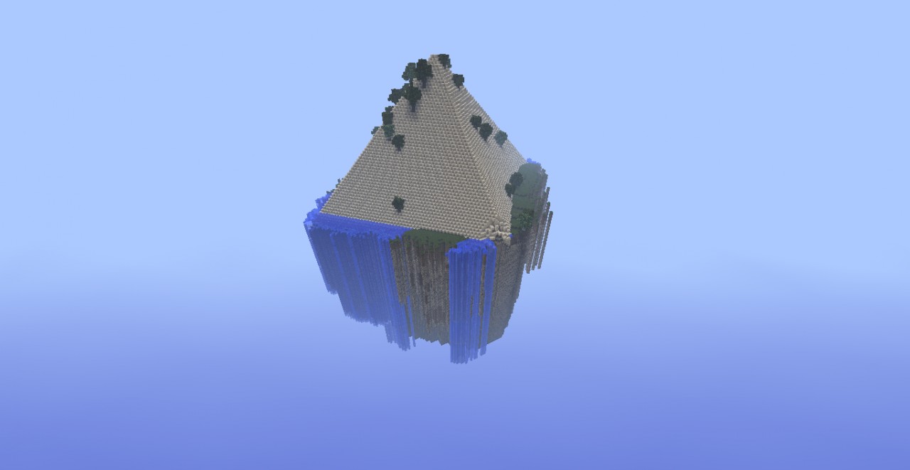 flying pyramid Minecraft Map