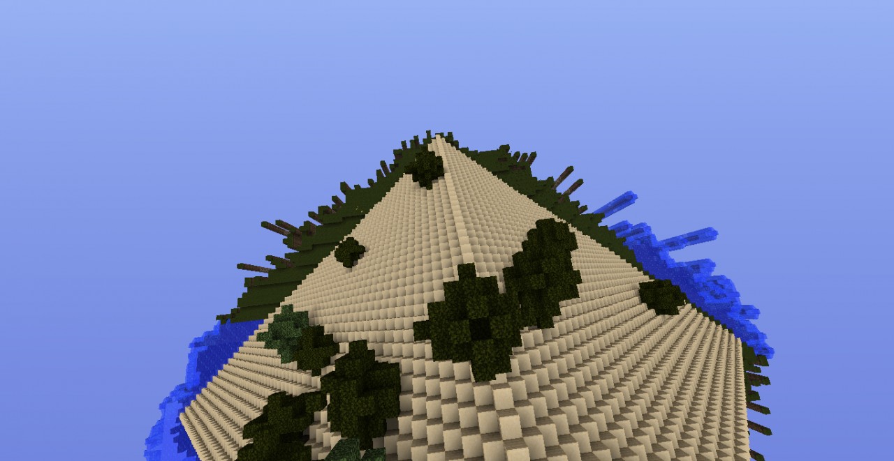 flying pyramid Minecraft Map