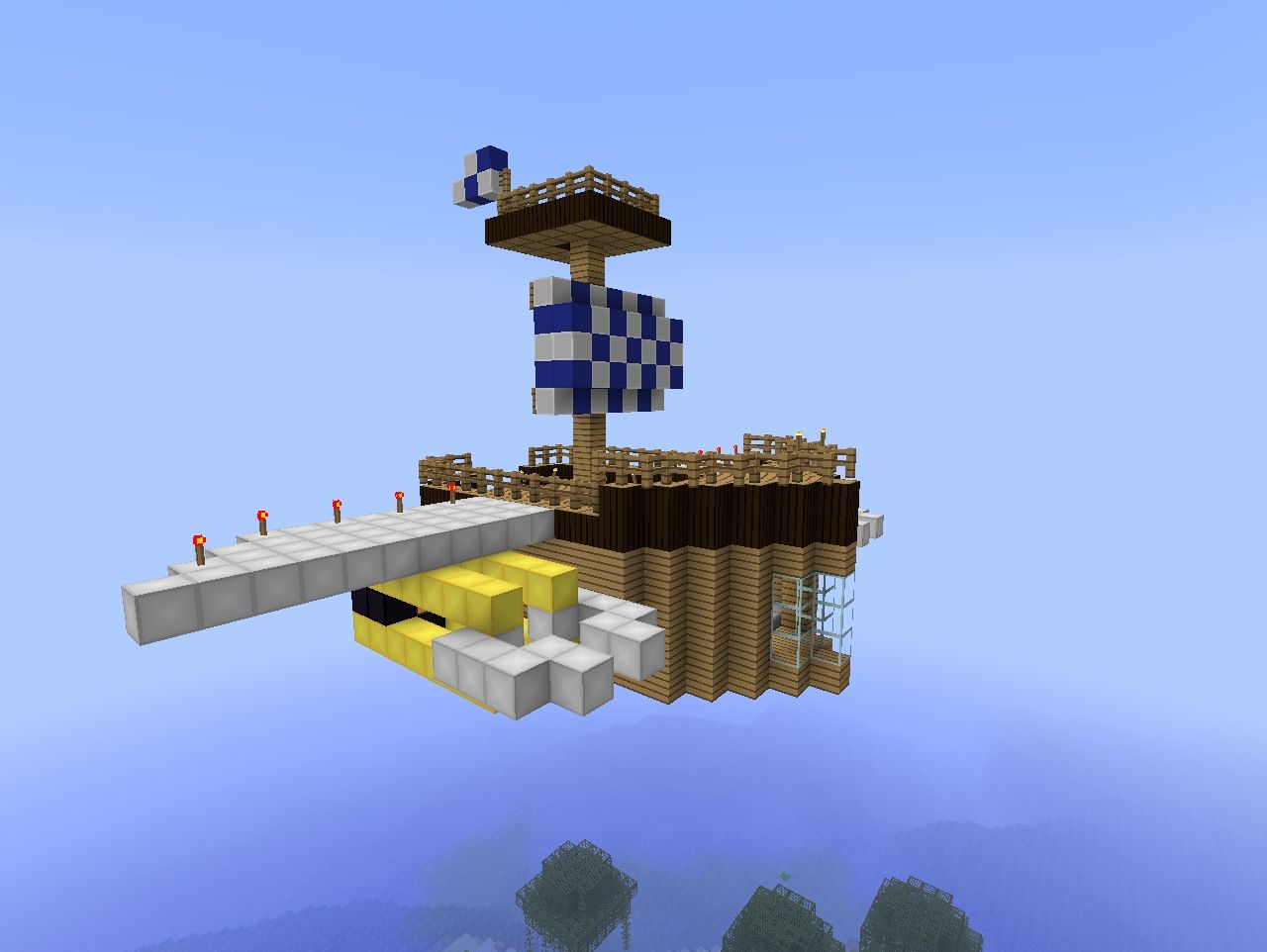 My flying ship Minecraft Map