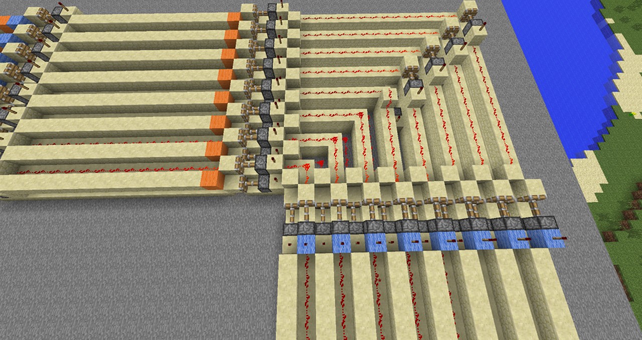 1 Tick instant stackable wiring with 2 stable states Minecraft Map