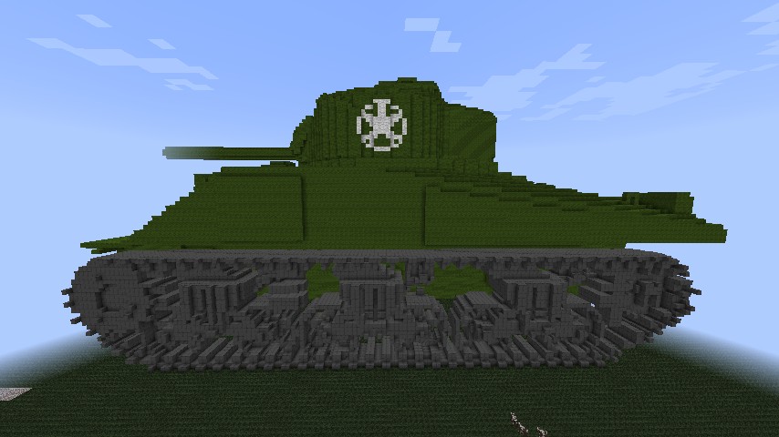 M4A3E2 Jumbo Sherman Minecraft Map