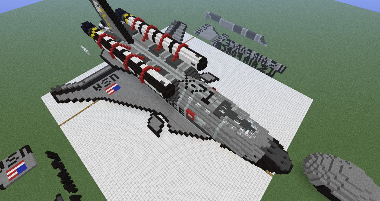 X-71 Super Space Shuttle Minecraft Map