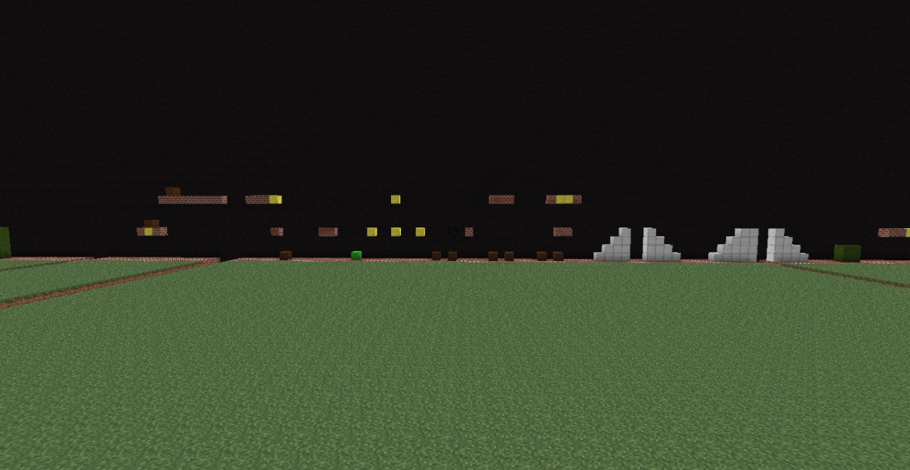 Super Mario Bros. 1st Level Minecraft Map