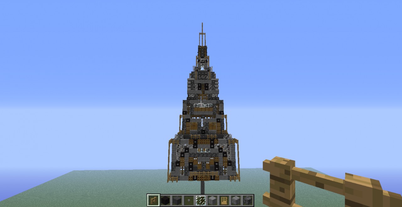 Top-down spawn Minecraft Map