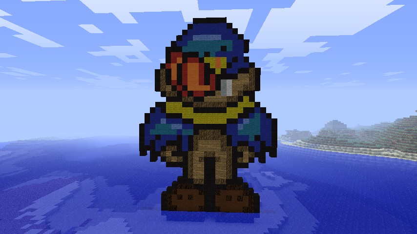 Sereis of 2D Art Minecraft Map