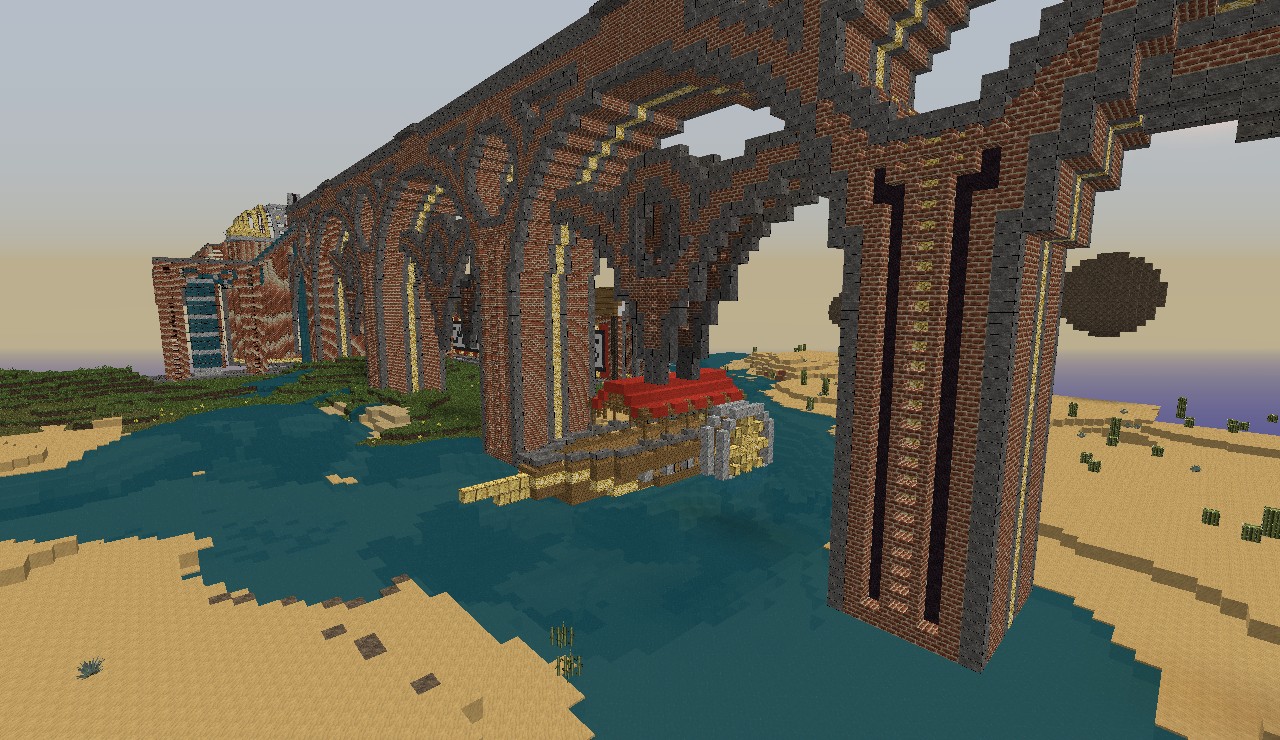 Steampunk map update "the city of Brickhaven" Minecraft Map