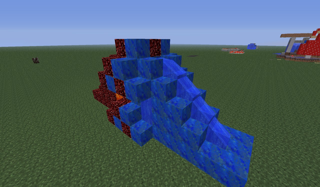 Water and lava structure Minecraft Map