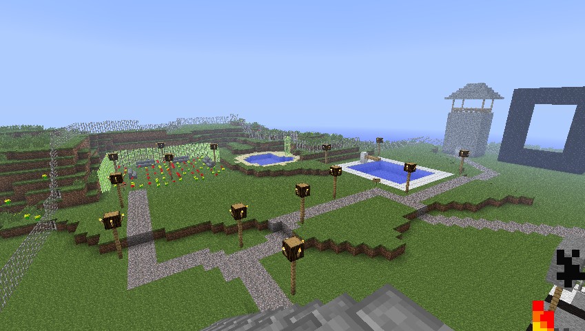 my first project a small house with all you need Minecraft Map