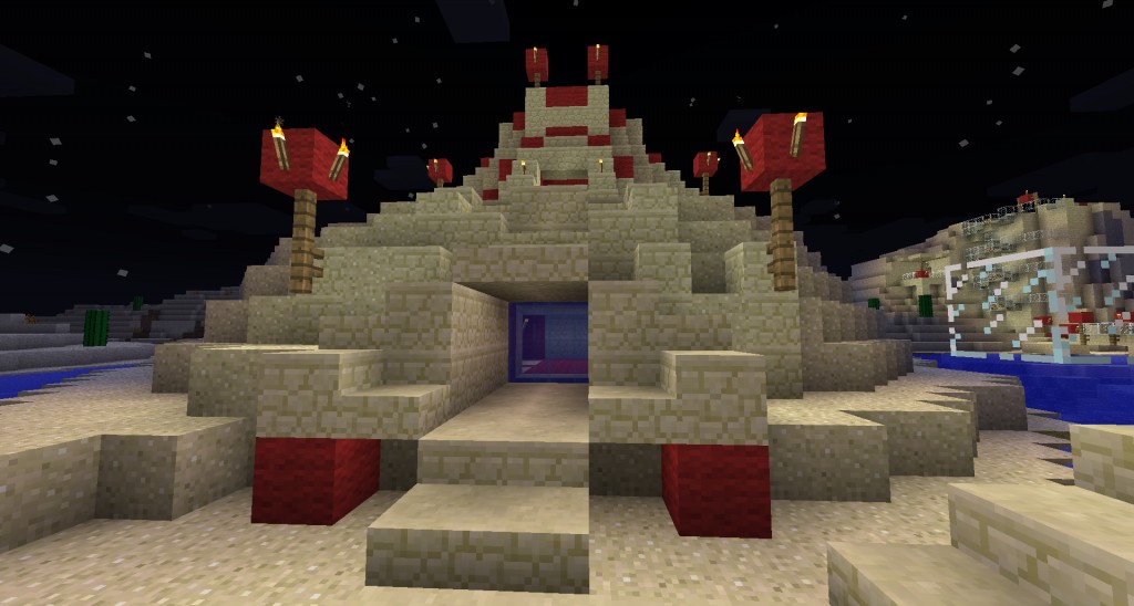 Sand Temple Minecraft Map