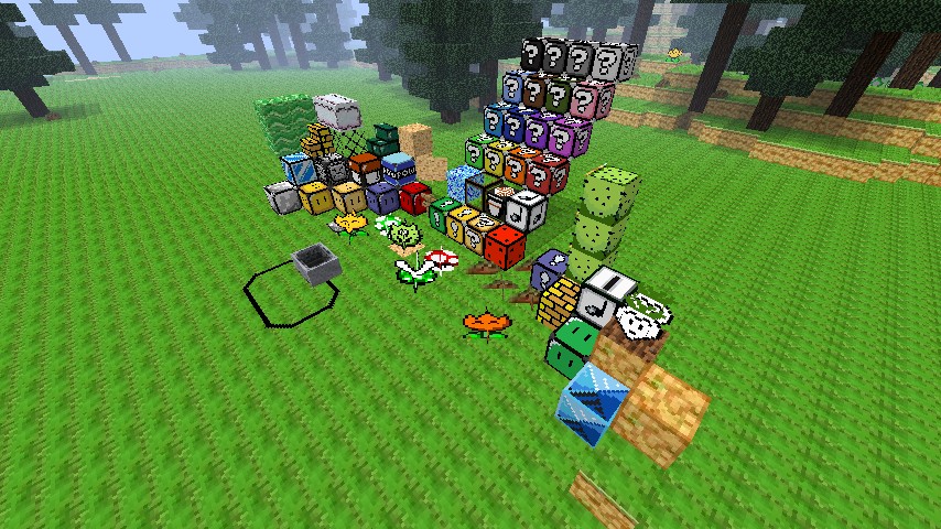 Project Mario-Hand Drawn [Minecraft 1.7.4+] Minecraft Texture Pack