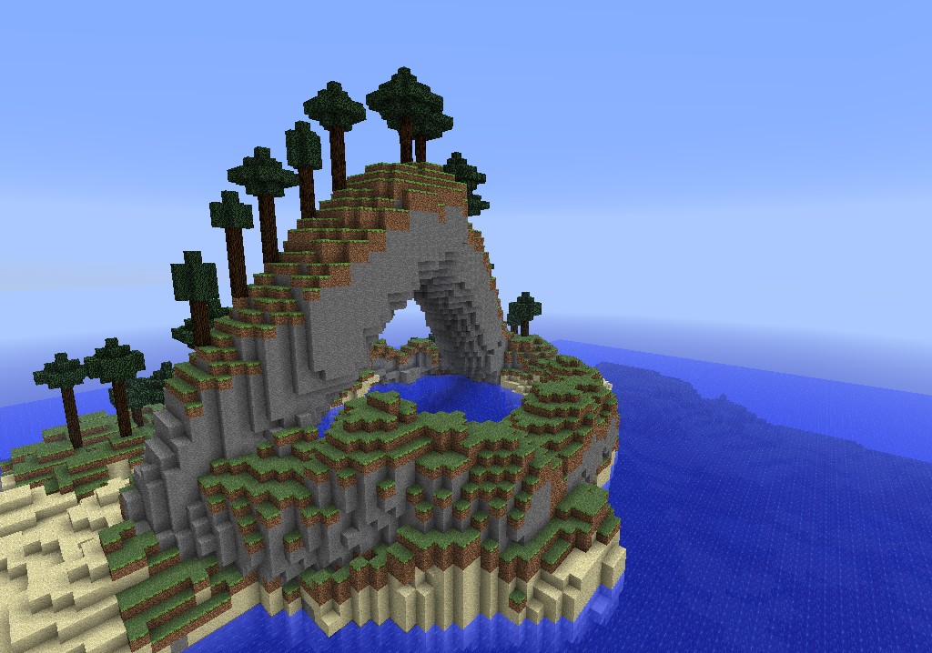 Simple Arch Minecraft Map