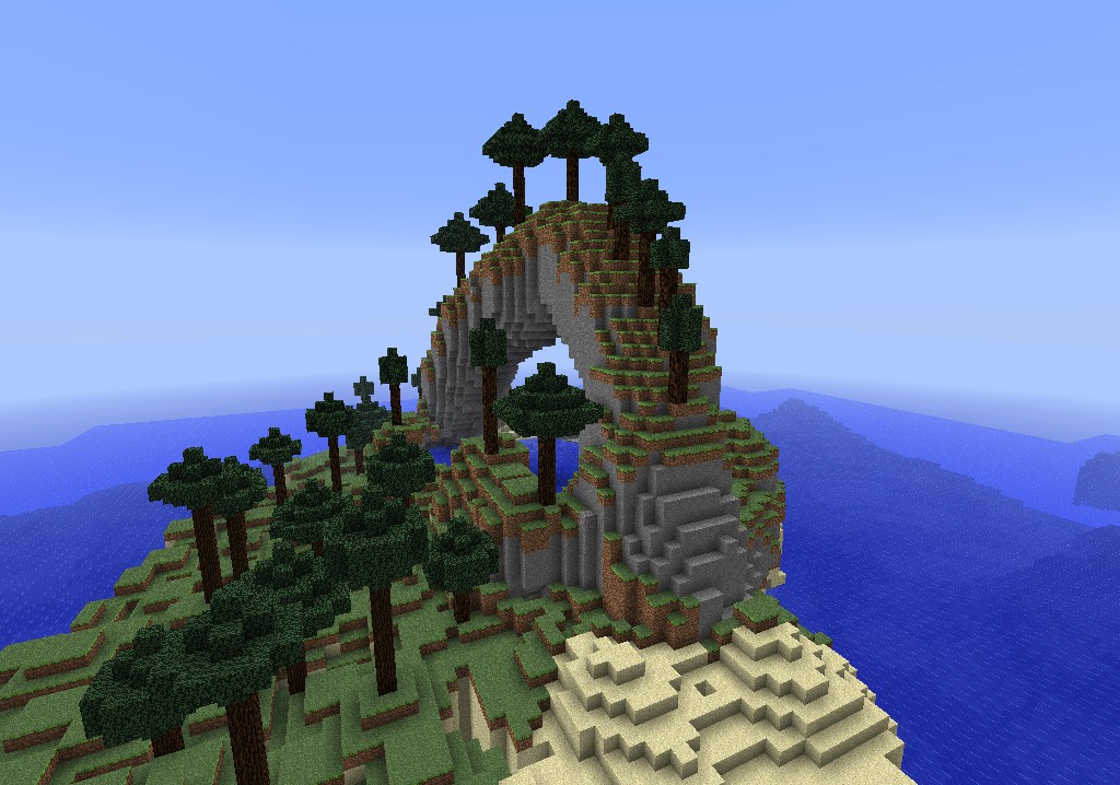 Simple Arch Minecraft Map