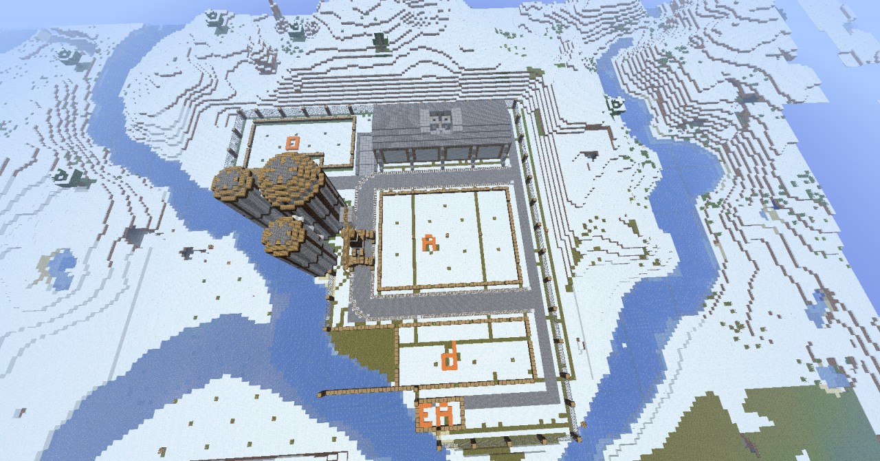 wintertide factory complex Minecraft Map
