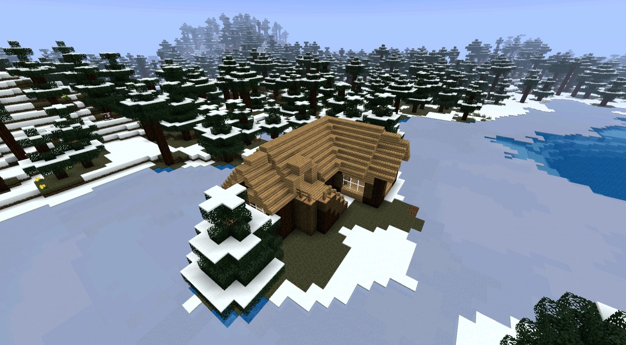 Icy Residence {FILL WITH YOUR INTERIOR} Minecraft Map