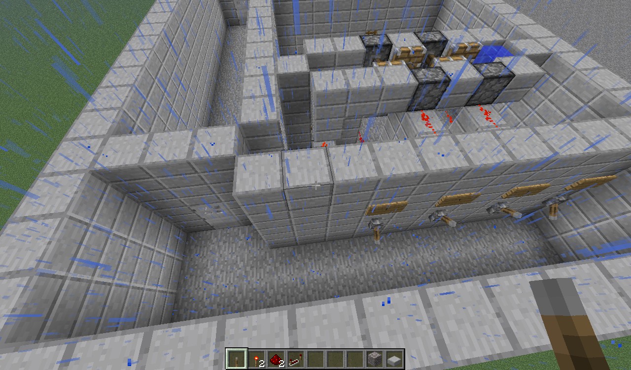 Water locked door Minecraft Map