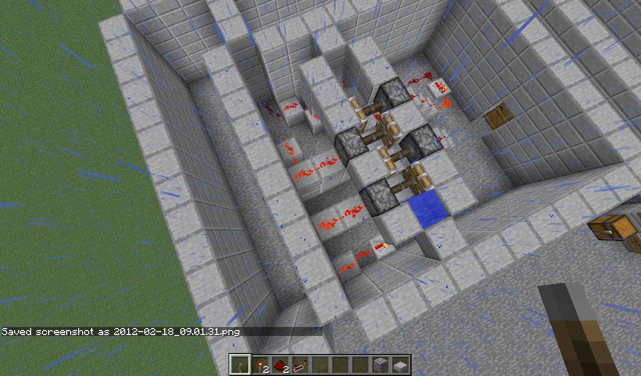 Water locked door Minecraft Map