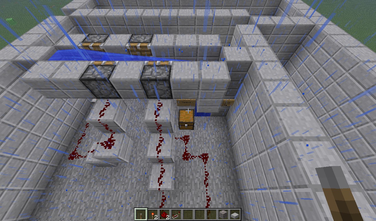 Water locked door Minecraft Map
