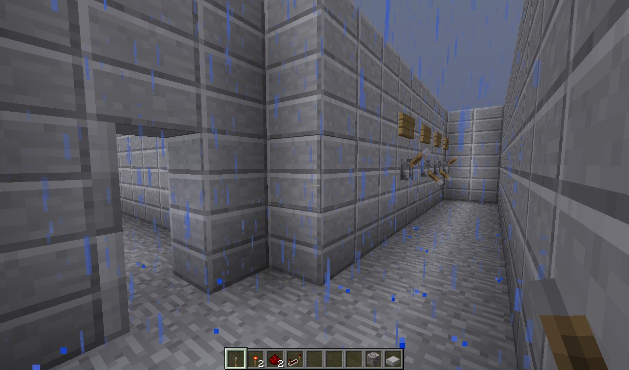 Water locked door Minecraft Map