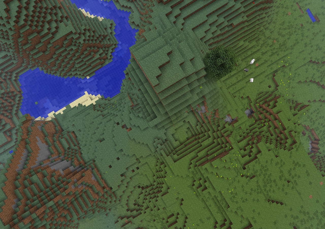 pre built world Minecraft Map