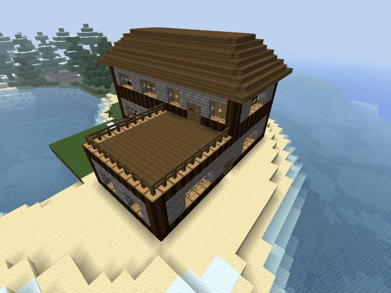 Large house Minecraft Map