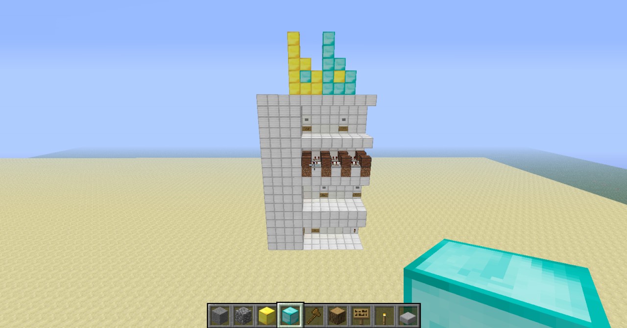 multifloor elevator by blafbello (small design) Minecraft Map